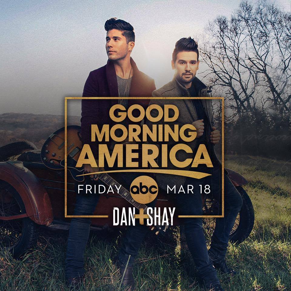Dan + Shay To Perform on GMA March 18th | secretfangirls